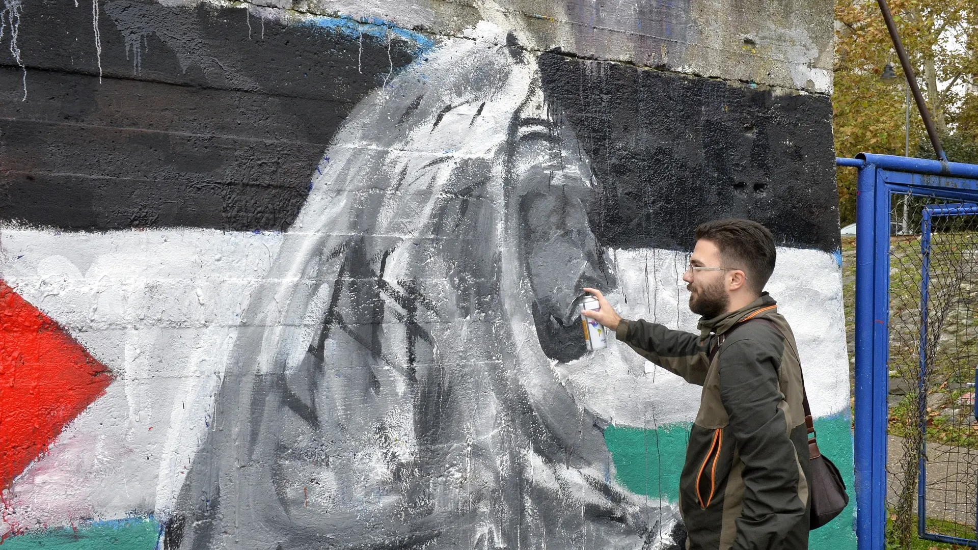 "Dan sećanja - Srbija uz narod Palestine": Otkriven mural Jaseru ...