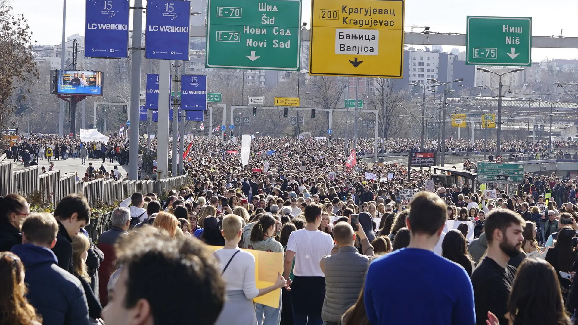 Studenti u blokadi objavili plan šetnje od Beograda do Novog Sada